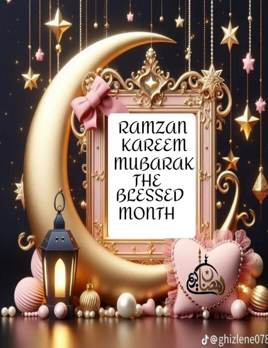 Copy of Black Professional Ramzan Kaream Mubarak Flyer (us Letter ...