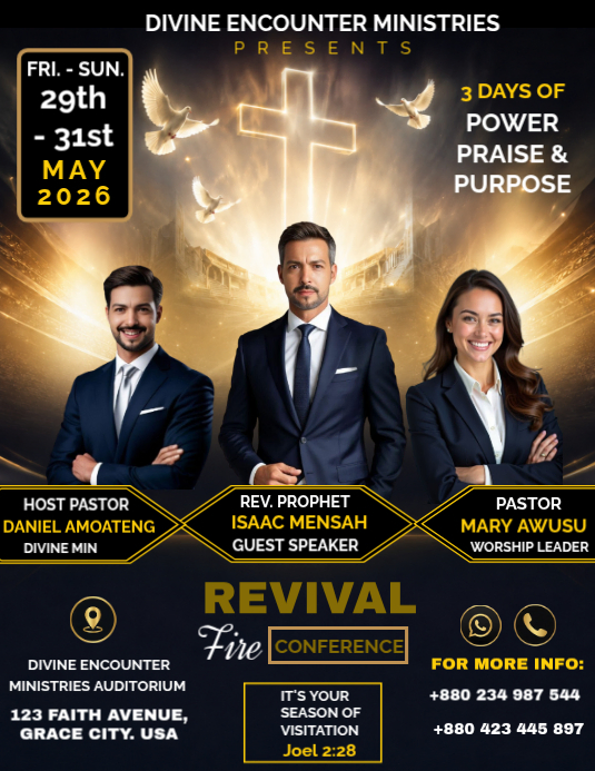 Plantilla de Religious Conference Folletos | PosterMyWall