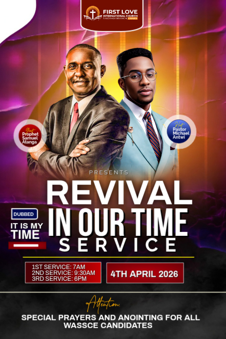 Religious Revival Service Template | PosterMyWall
