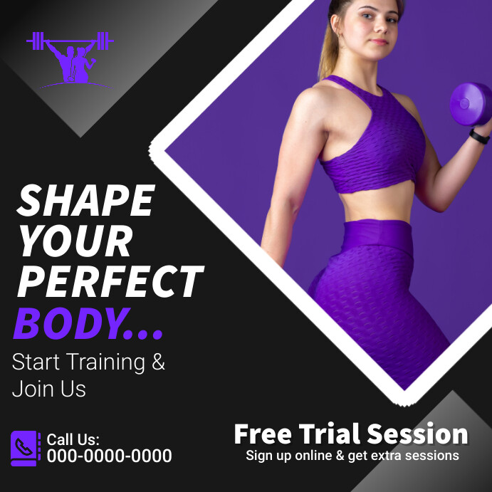 Copy of Black Professional Shape Your Perfect Body In | PosterMyWall