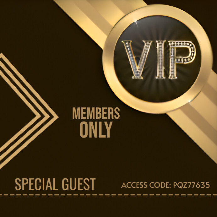 Copy of Black Professional Vip Membership Access Inst | PosterMyWall