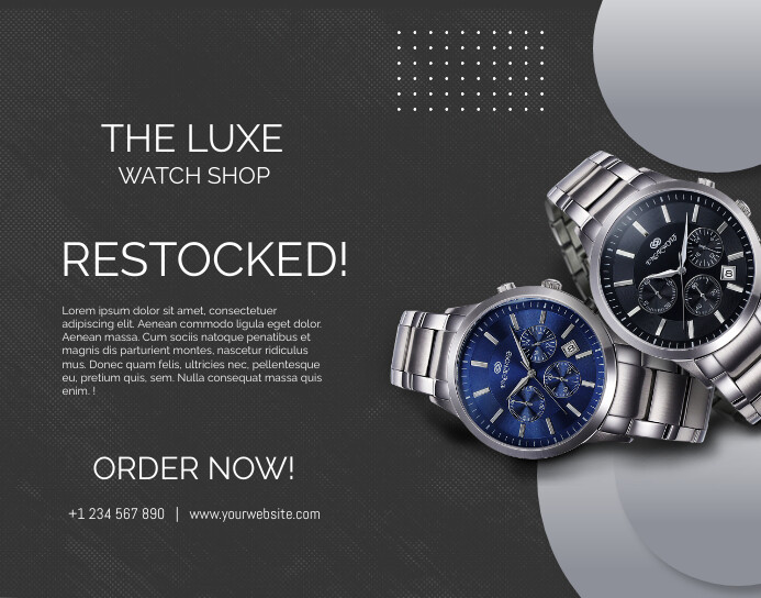 Copy of Black Professional Watch Sale Poster/wallboar | PosterMyWall