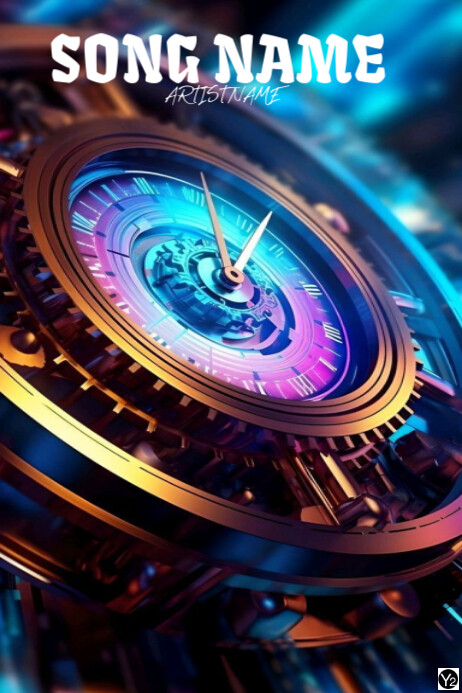 Black Professional Watch Song Album Poster Template | PosterMyWall