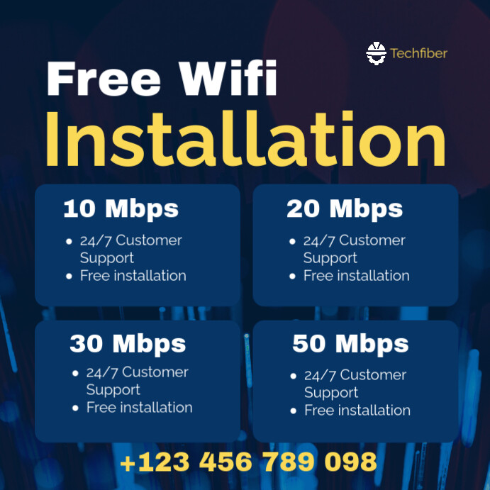 Copy of Black Professional Wifi Installation Packages Promotion ...
