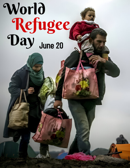 Copy of Black Professional World Refugee Day Flyer ( | PosterMyWall