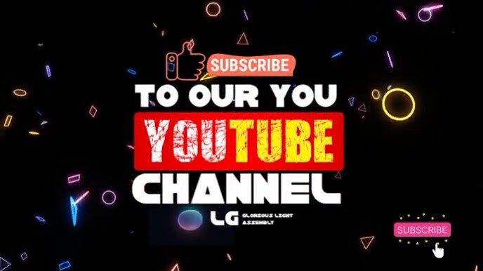 Black Professional Youtube, Video Display Background Presentation ...