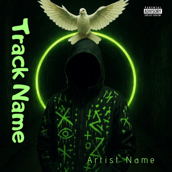Copy of Black Rap Trap Mixtape Album Cover Album Cover | PosterMyWall