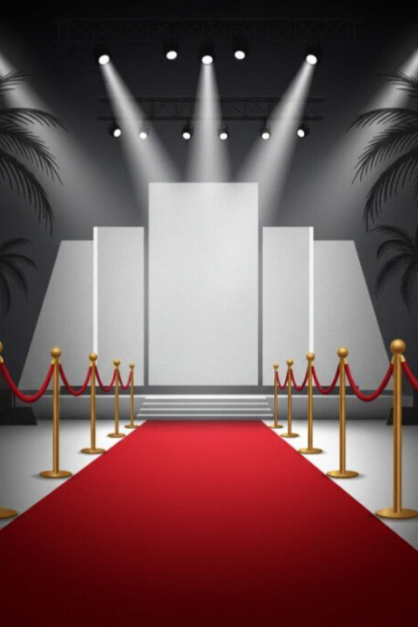 Black Red Carpet Event Poster Template | PosterMyWall