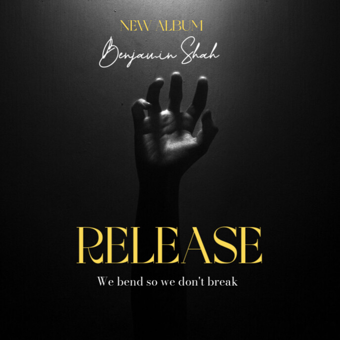 Copy of Black Release Album Cover | PosterMyWall