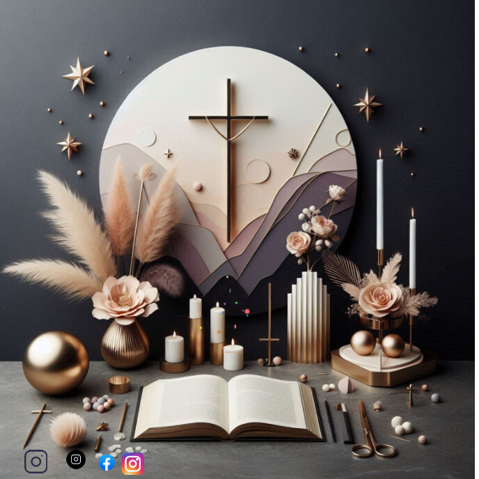 Black Religion Album Cover Template | PosterMyWall