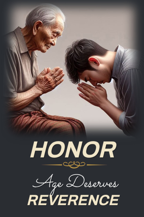 Black Respect for Elders Poster. Honor Age – Respect for Elders ...