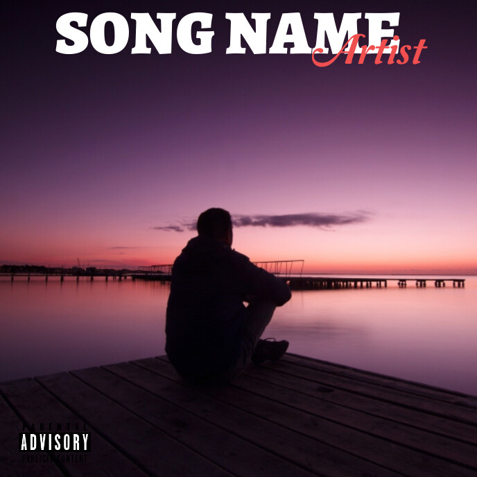 Black Sad Albu Album Cover Template | PosterMyWall