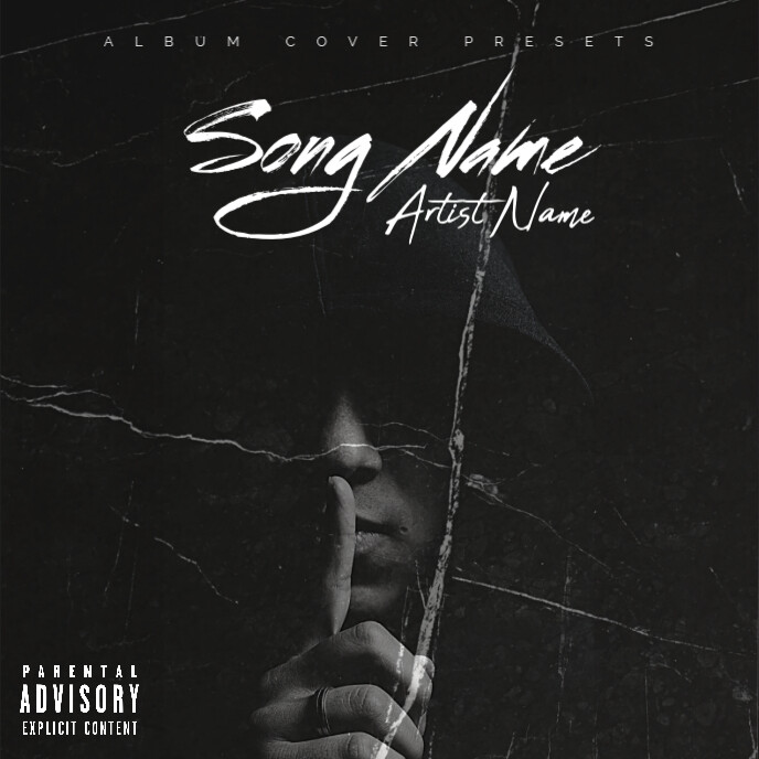 Black Sad Album Cover Template | PosterMyWall