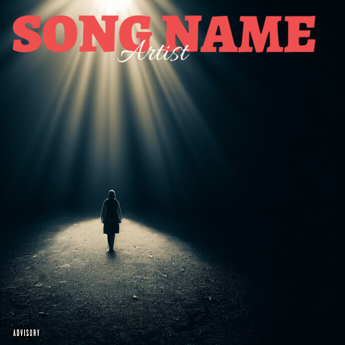 Plantilla de Black Sad Albums Album Cover | PosterMyWall