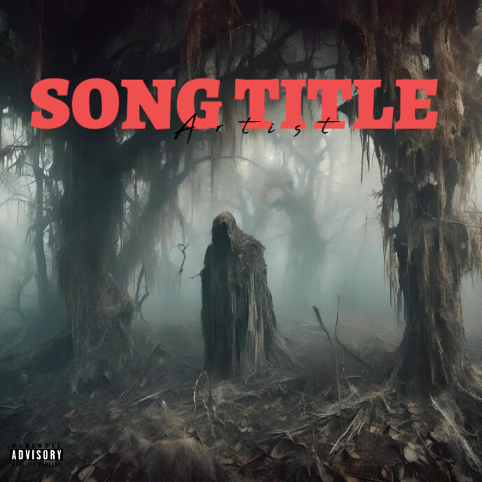 Black Sad Alnu Album Cover Template | PosterMyWall