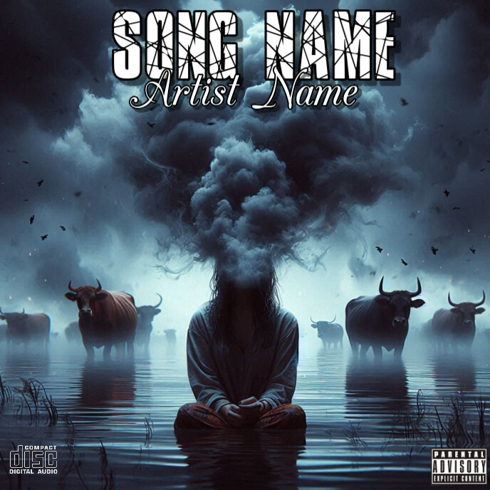 Black Sad Alone Girl Mixtape Cover Artwork Music Cover Album Cover ...