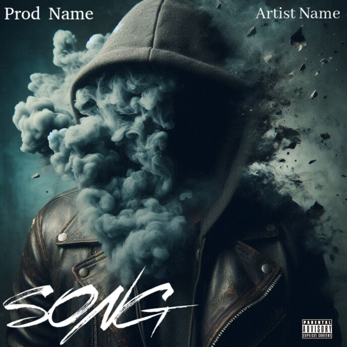 Black Sad Man Album Cover Template | PosterMyWall