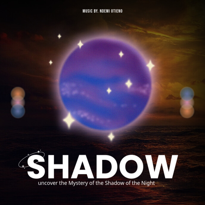 Black Shadow Album Cover Template | PosterMyWall