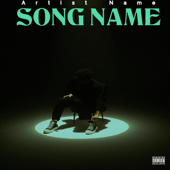 Black Shadow Man Mixtape Album Cover Template | PosterMyWall