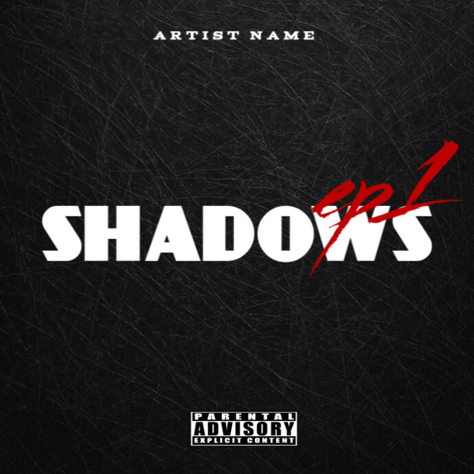 Copy of Black Shadow Mixtape Cover Album Cover | PosterMyWall