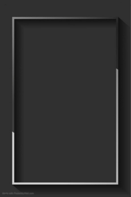 Black Sleek Frame Border Template | PosterMyWall