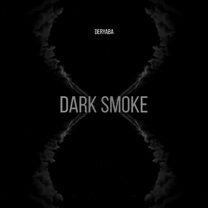 Black Smoke Dark Album Video CD Cover Template | PosterMyWall