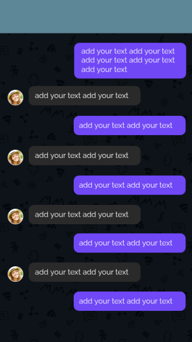 Black Social media Chat Interface Meme template funny | PosterMyWall