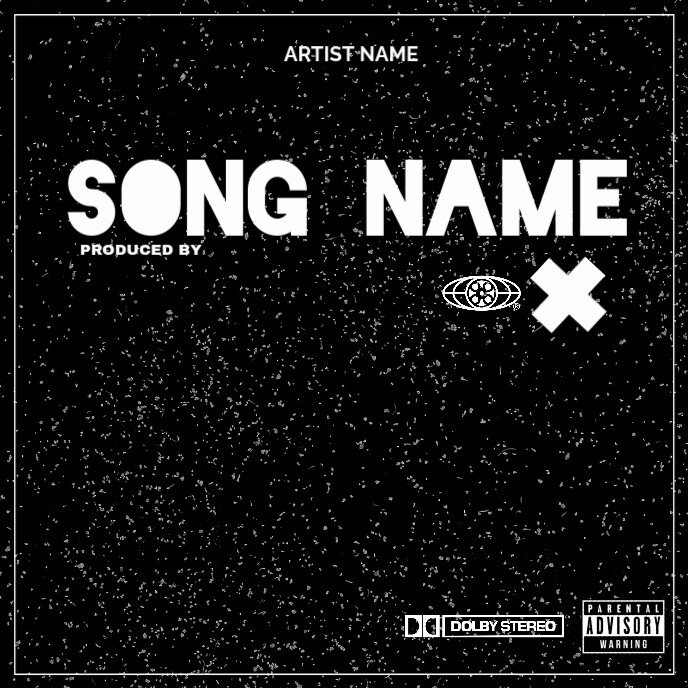 Plantilla de Black Solid Background Album Cover | PosterMyWall