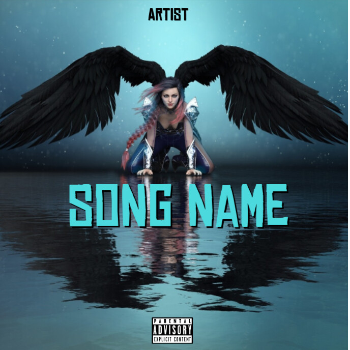 Black Song Album Cover Template | PosterMyWall