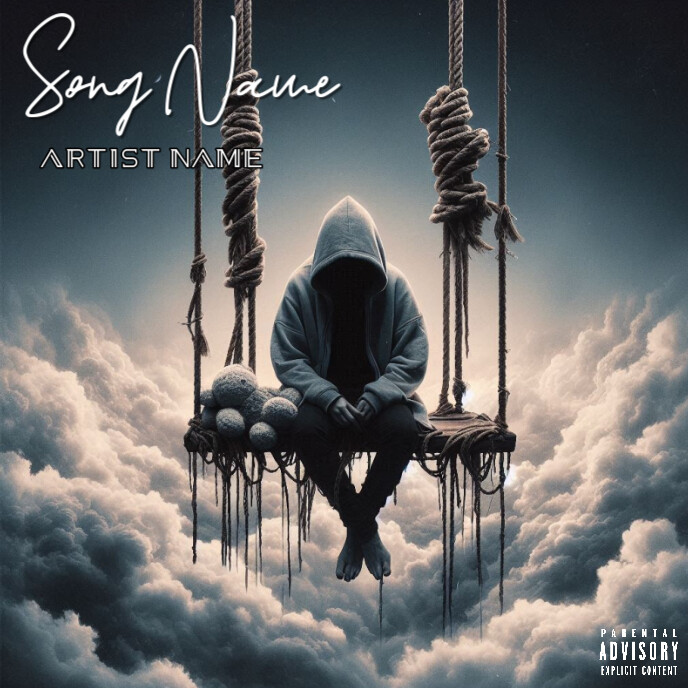 Black Song Album Cover Template | PosterMyWall