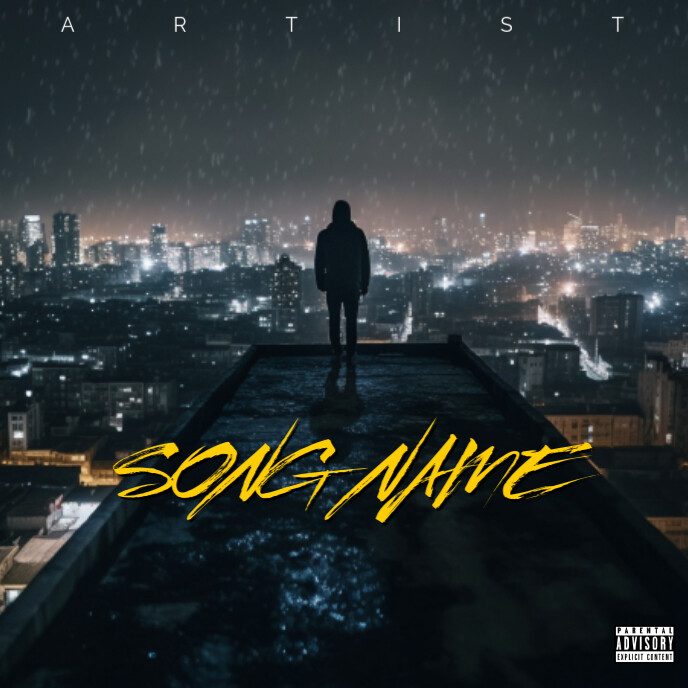 Copy of Black Song Mixtape Album Cover | PosterMyWall