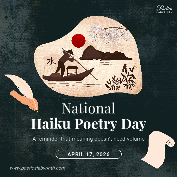 Plantilla de Black Square Modern Typographic Haiku Poetry | PosterMyWall