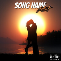 Song Cover Sunset Template | PosterMyWall