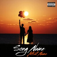 Song Cover Sunset Template | PosterMyWall
