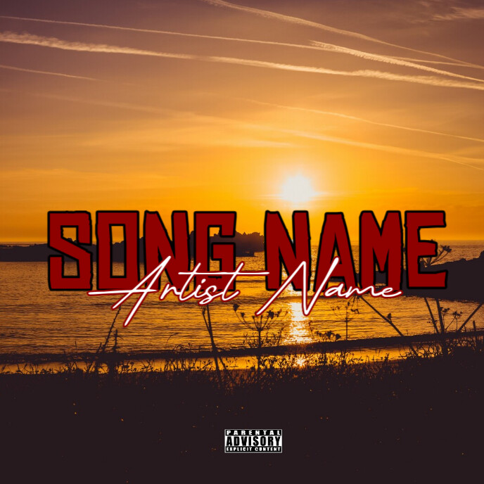 Black Sunset Mixtape Album Cover Album Cover Template | PosterMyWall