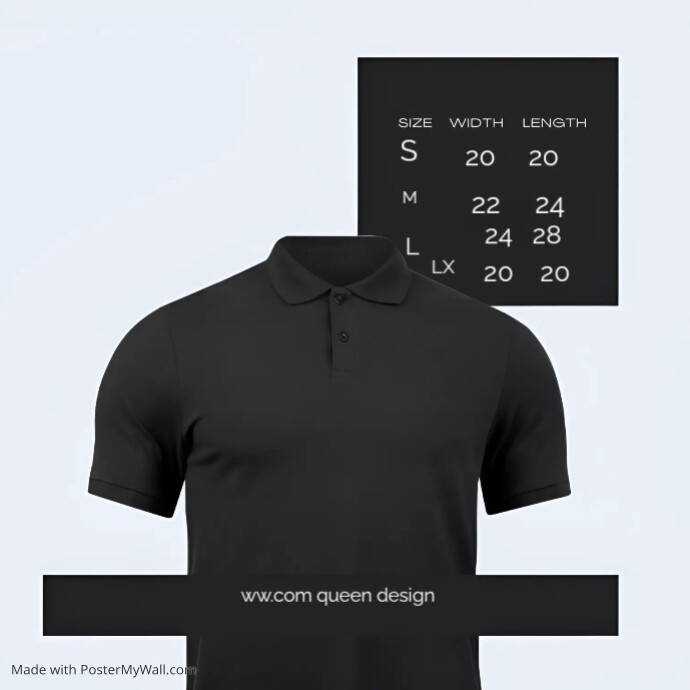 Black t shirt design Template | PosterMyWall
