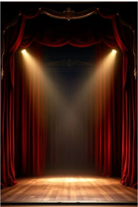 Black Theater Stage Poster Template | PosterMyWall