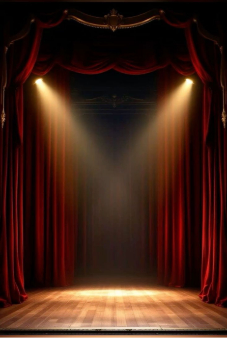 Black Theater Stage Poster Template | PosterMyWall