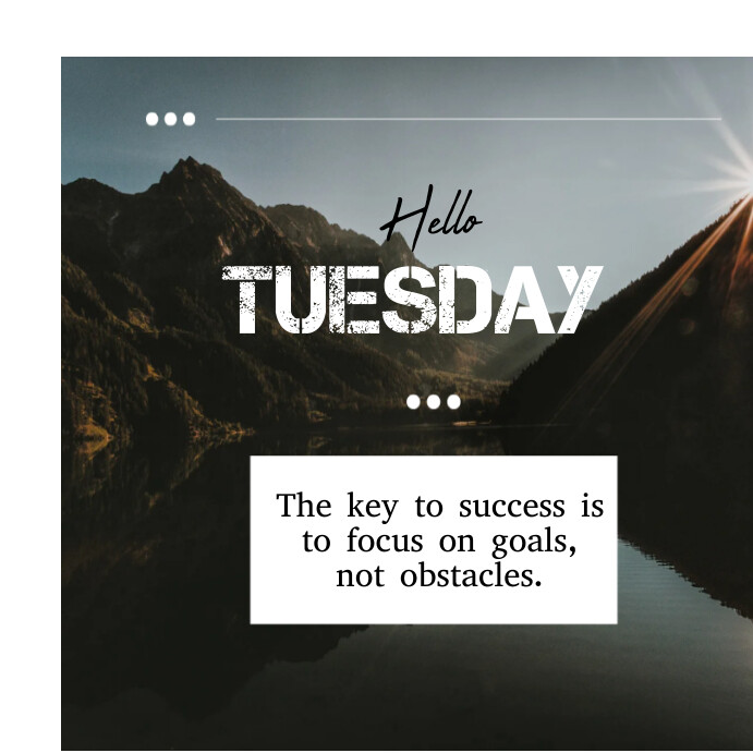 Black Tuesday Wishes Square (1:1) Template | PosterMyWall