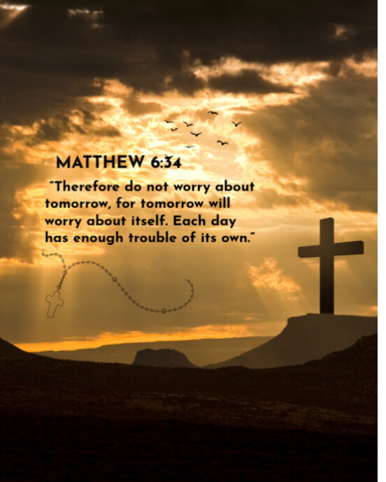 Black Typographic Bible Verse Instagram Portrait Template | PosterMyWall
