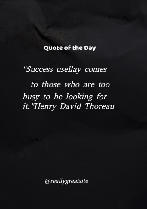 Black Typographic Black A4 Template | PosterMyWall