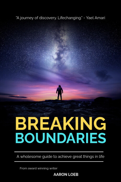Copy of Black Typographic Breaking Boundaries Album Covers Poster ...