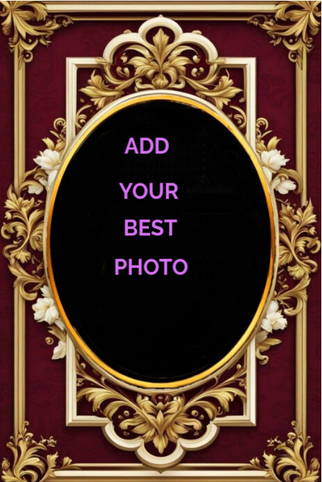 Black Typographic Frame Pinterest Graphic เทมเพลต | PosterMyWall
