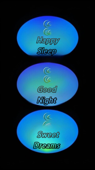 Black Typographic Glowing Goodnight Wishes Design Instagram Story ...