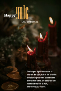 Yule Template | PosterMyWall