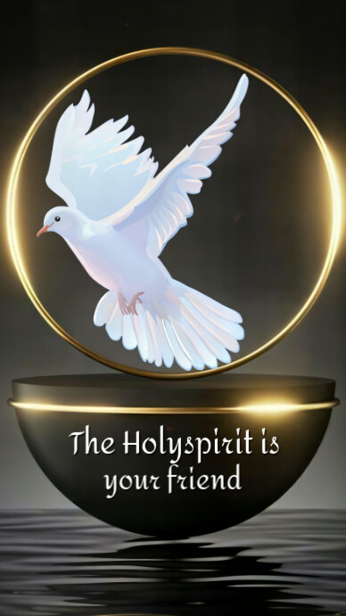 Black Typographic Holy Spirit - Divine Friendship Instagram Story ...
