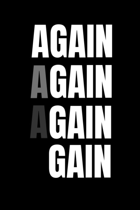 Black Typographic Inspirational Quote Poster Template | PosterMyWall