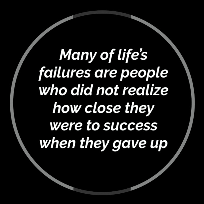 Black Typographic Life Quite Instagram Post Template | PosterMyWall