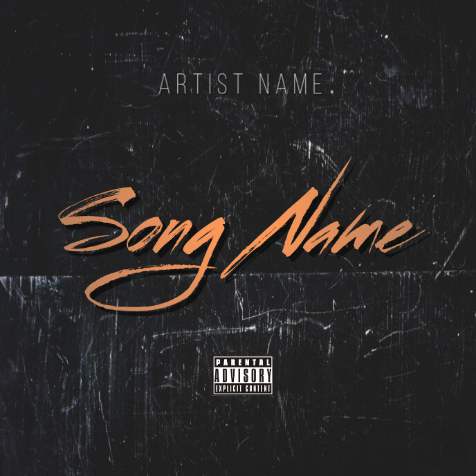 Copy of Black Typographic Mixtape Album Cover | PosterMyWall