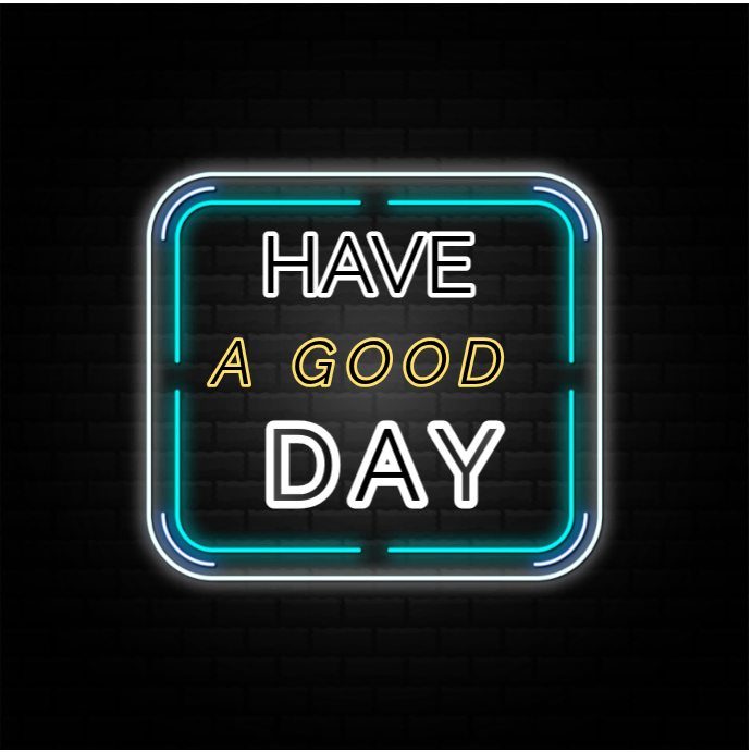 Plantilla de Black Typographic Neon Instagram Post | PosterMyWall
